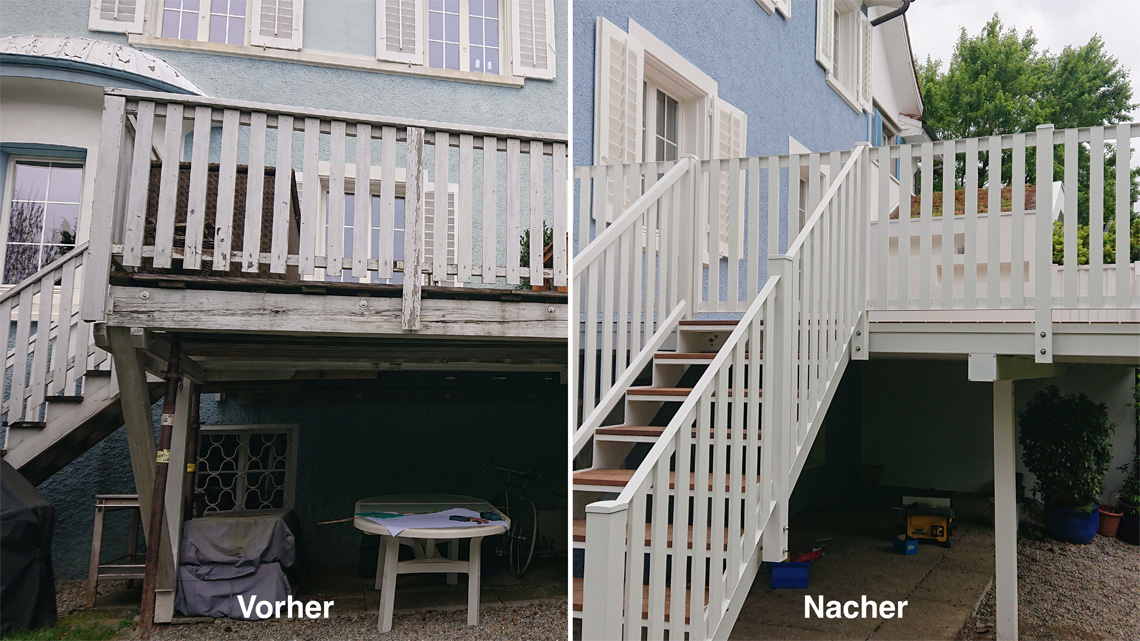 Balkon Vergroern Vorher Nachher